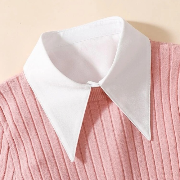 Accessories | White Pointy Preppy Collar Detachable Dickey Collar ...